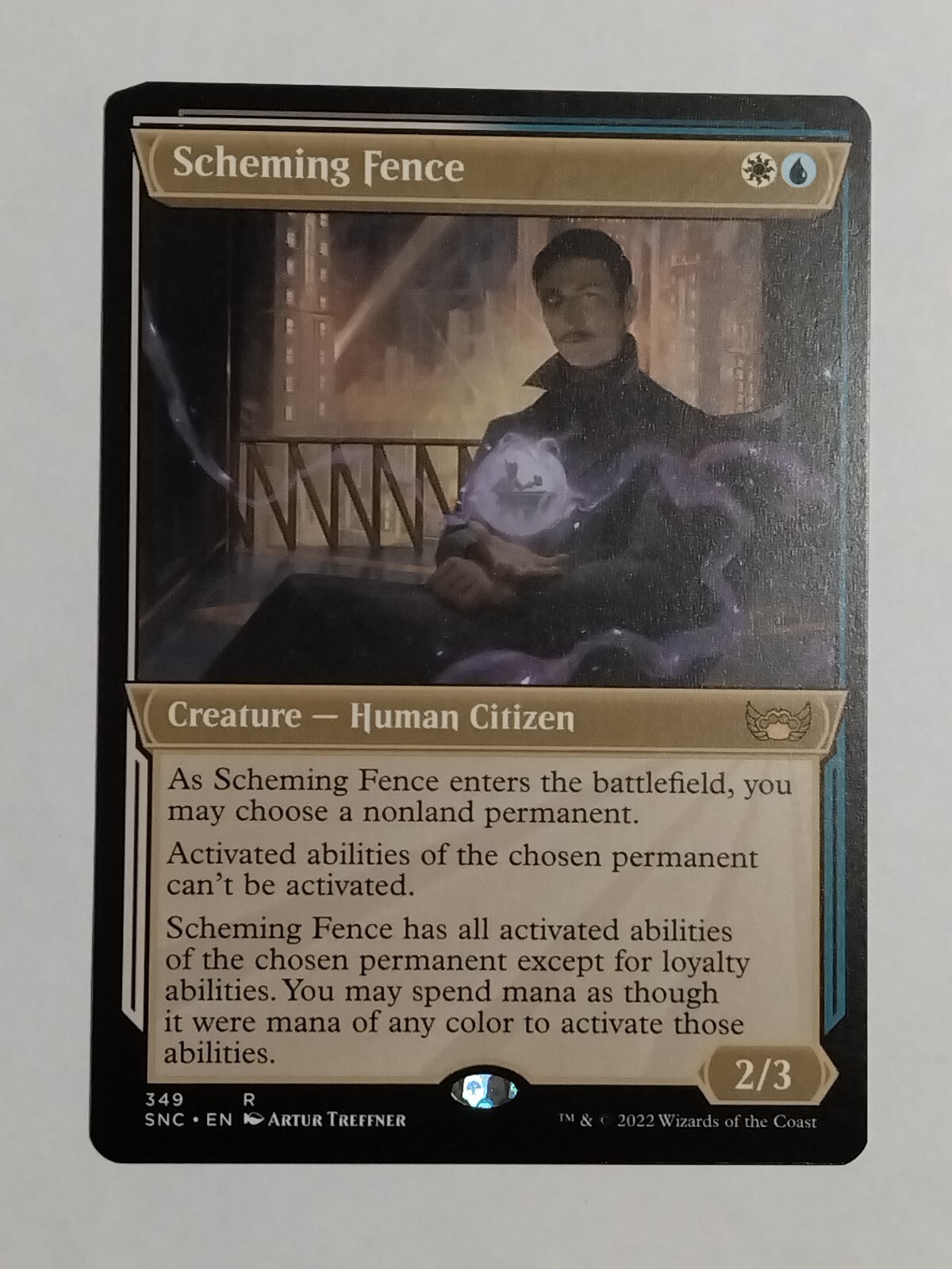 MTG Scheming Fence Streets of New Capenna 349 Regular Rare for sale ...