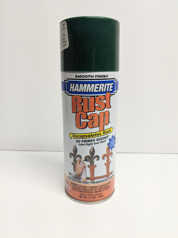 Hammerite Rust Cap Smooth Dark Green 42230 Finish Spray Paint 12oz ...