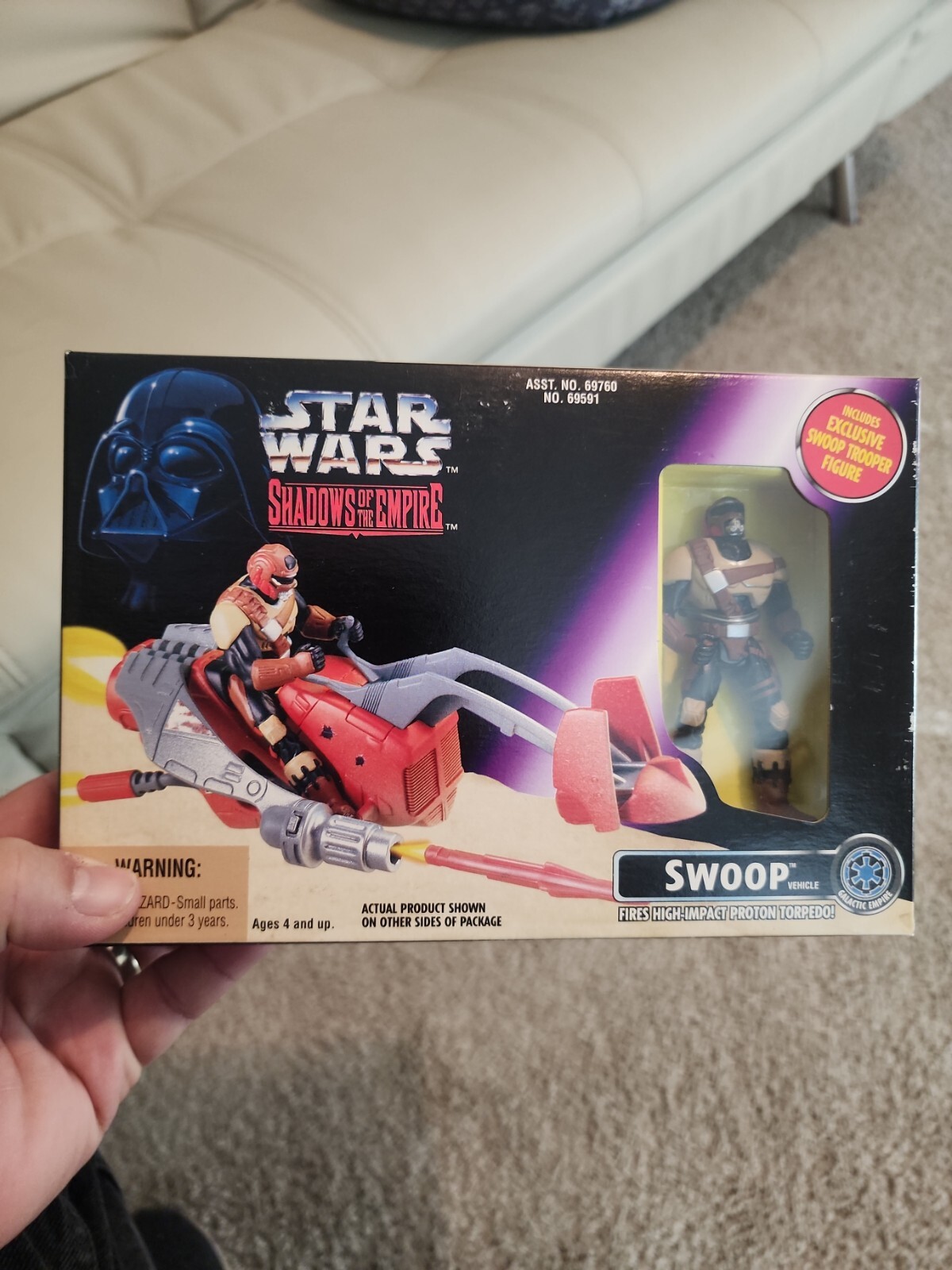 Star Wars Shadows of the Empire Swoop Vehicle 3.75" Action Figure Vtg ...