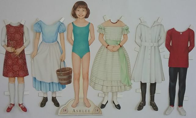 Ashlee Stevenson #14 American Girl Magazine Cut Paper Doll w/ 5 Outfits ...