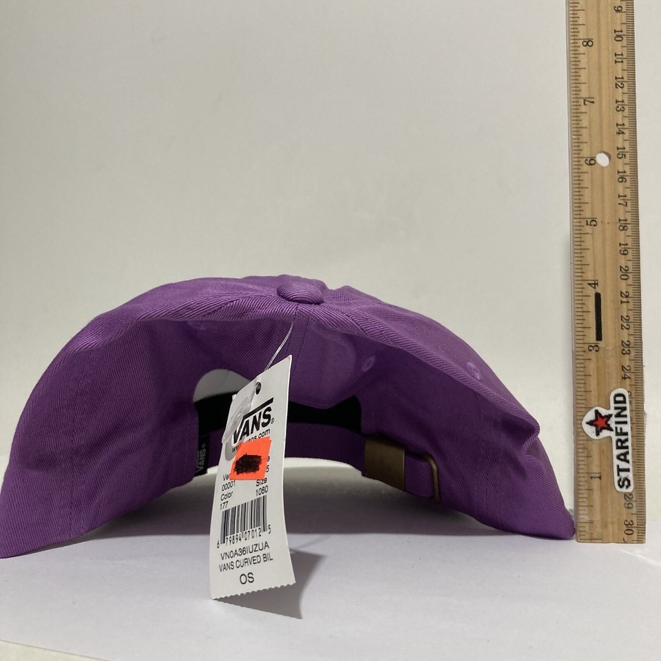 Vans Logo Lavender Purple CURVED BILL Cotton Hat Cap Adjustable ...