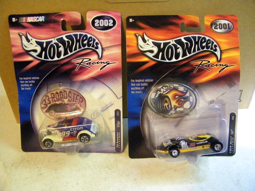 Hot Wheels Racing 2002 '33 Roadster Citgo & 2001 CAT #22 New Cars On ...
