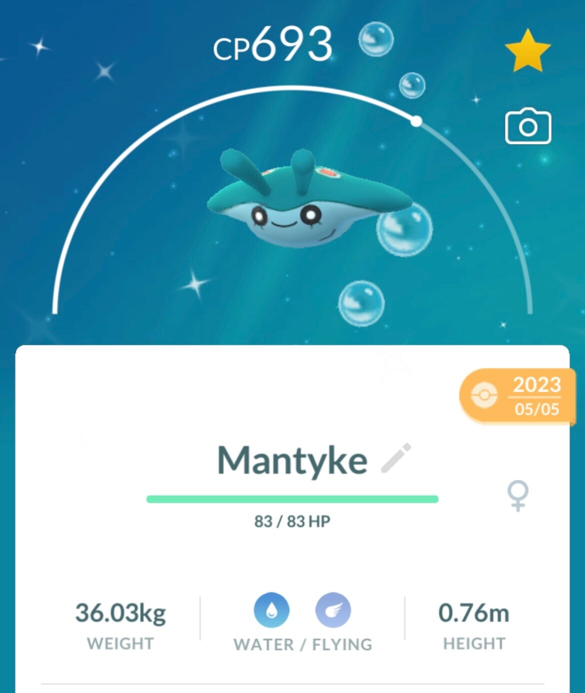 * Shiny Mantyke * Pokémon Go | eBay