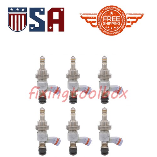 6PCS Fuel Injector 23209-31030 For Lexus LS460 IS350 GS350 LS600h 3.5L ...