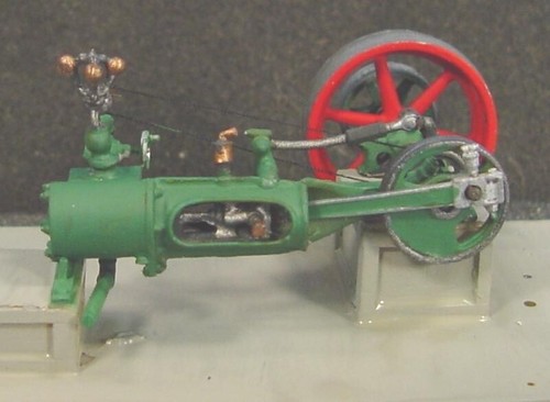 O/On3/On30 1/48 MEDIUM SHOP OR MILL HORIZONTAL STEAM ENGINE KIT WISEMAN ...