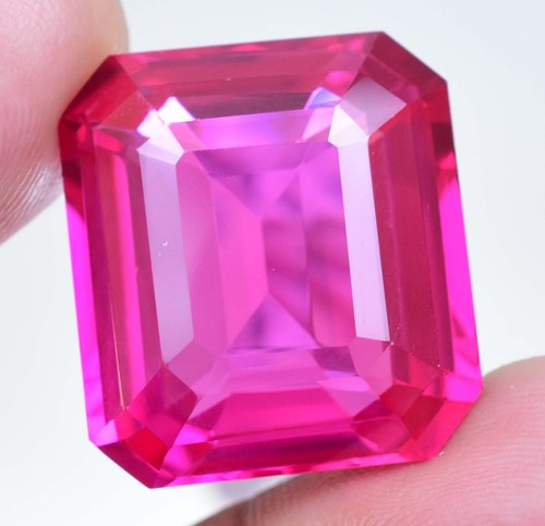 Flawless Natural Mogok Rose Pink Ruby 52.40 Ct Certified Octagon Shape ...