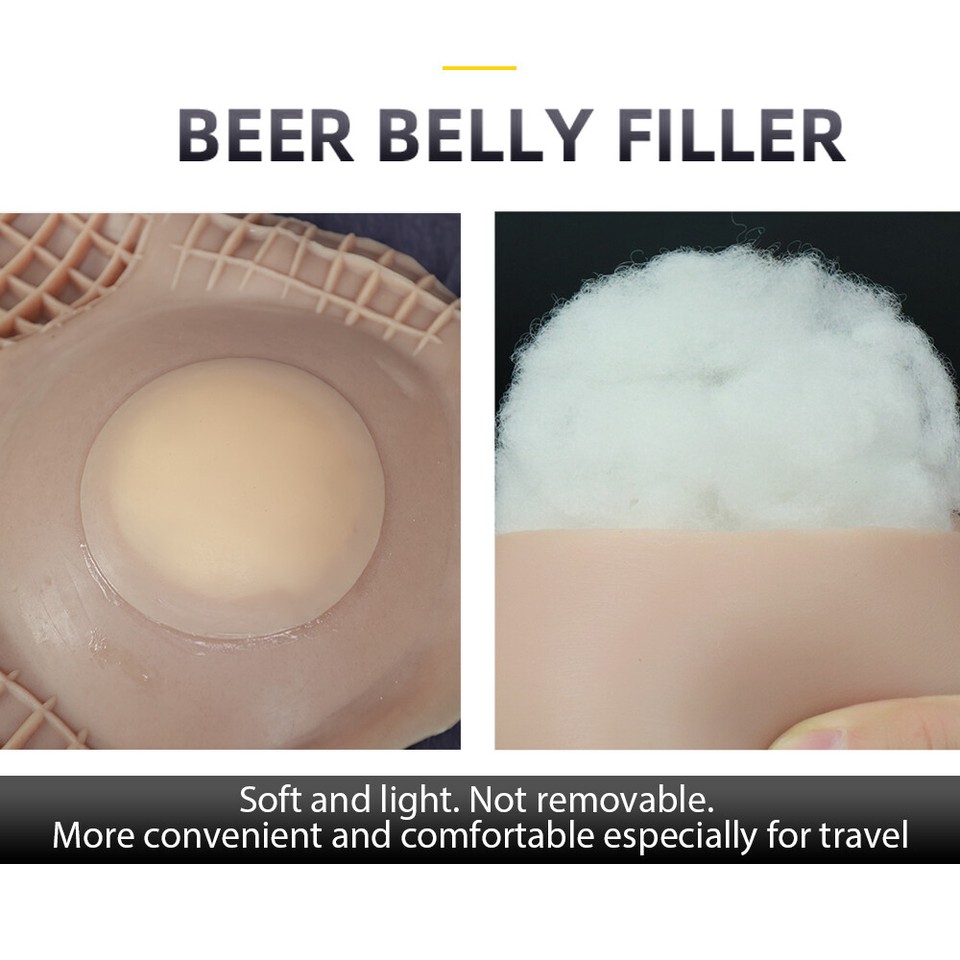 SMITIZEN Silicone Upper Body Suit Fake Beer Belly Fat Belly for Cosplay ...