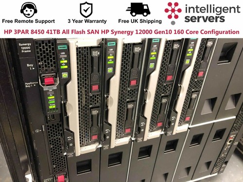 HP 3PAR 8450 41 TB All Flash SAN HP Synergy 12000 Gen10 160-Kern ...