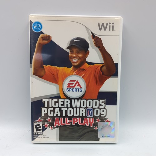 Tiger Woods PGA Tour 09: All-Play (Nintendo Wii, 2008) Complete CIB ...