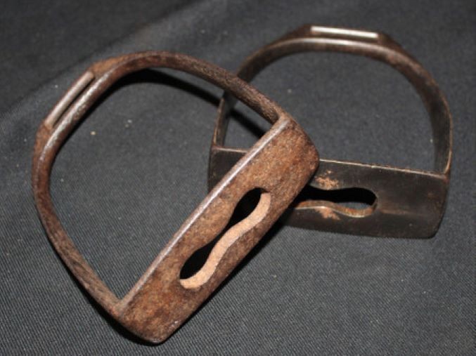 Pair of Civil War Dragoon or Artillery stirrups | eBay