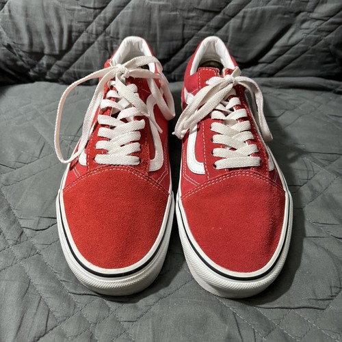Vans Sneakers Men’s Classic Retro Red Suede Shoes Skater 8.5 | eBay