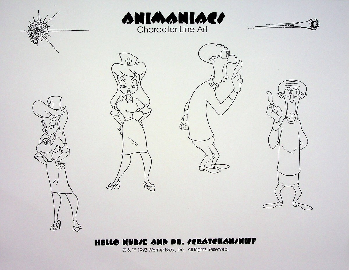 Warner Brothers Animaniacs Characters