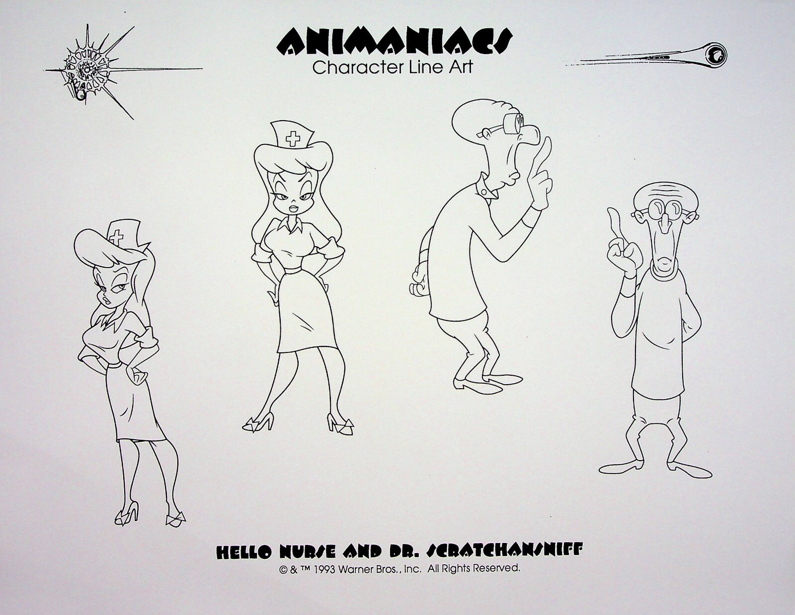 Animaniacs Characters Drawings