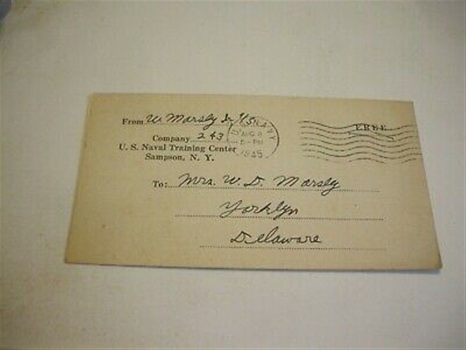 1945 MARK III CARD - HOME ON LEAVE - DO NOT SEND MAIL - NAVY Postcard ...