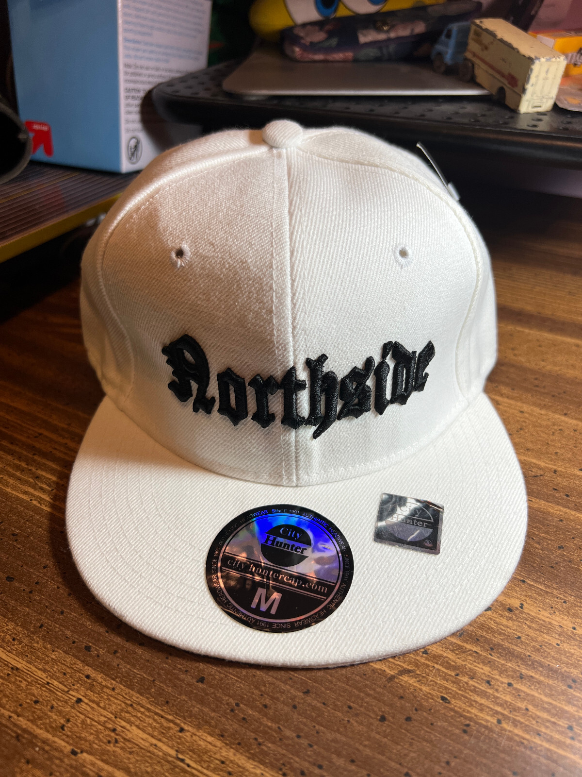 Northside Hat ~ City Hunter Cap™ ~ Flat Bill ~ Fitted Sz M 7 1/4 ~ BOX ...