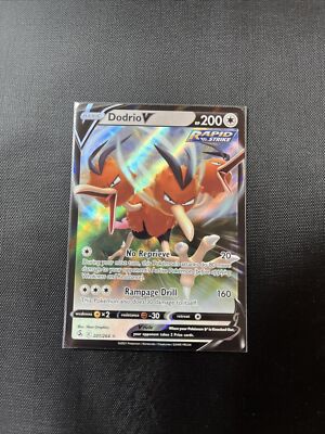 Pokémon TCG Dodrio V Fusion Strike 201/264 Holo Ultra Rare | eBay