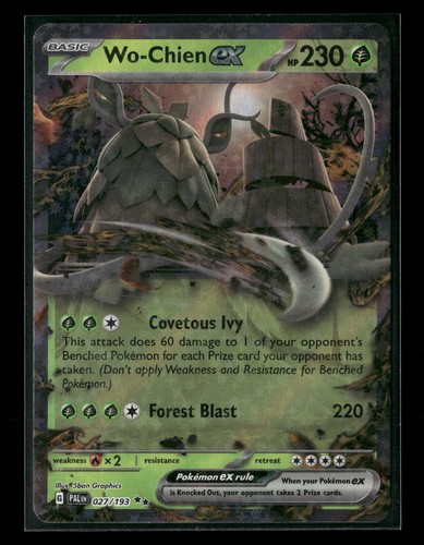 Wo-Chien ex 027/193 Paldea Evolved DOUBLE RARE Holo NM | eBay