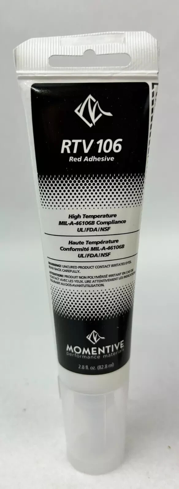 1X Momentive Adhesive Sealant Red, 2.8 oz tube RTV 106 NEW One Tube | eBay