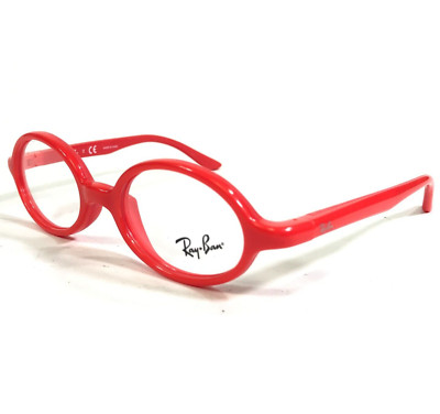 Ray-Ban Toddlers Eyeglasses Frames RB1545 3638 Neon Red Round Full Rim ...
