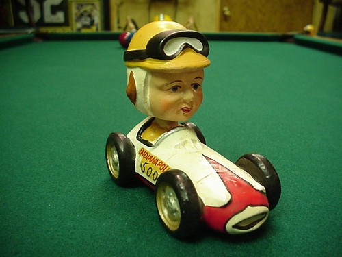 Indianapolis 500 race car nodder 1950s RARE | eBay
