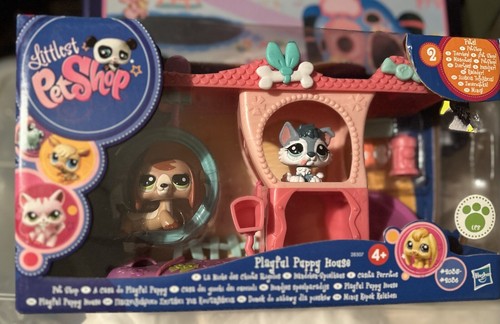 LPS Petshop #2035 puppy Husky dog chien #2036 Teckel Dachshund Playful ...