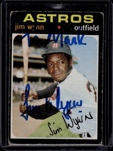 1971 Topps #565 Autographed Jim Wynn Trading Card | eBay