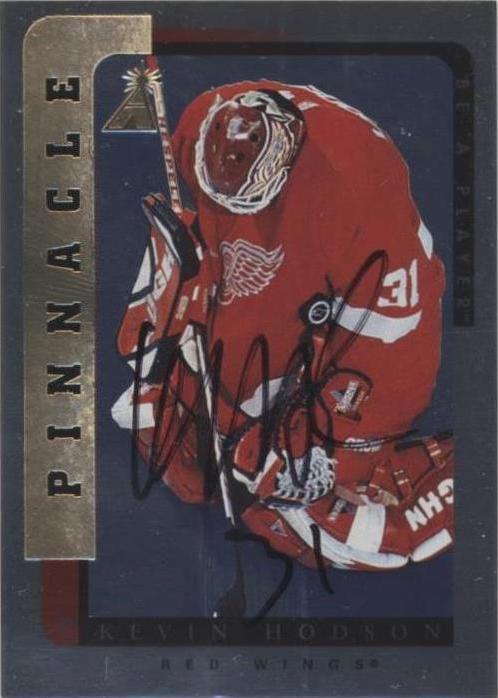 1996-97 Pinnacle Be A Player - Kevin Hodson #218 Silver Autographs (AU ...