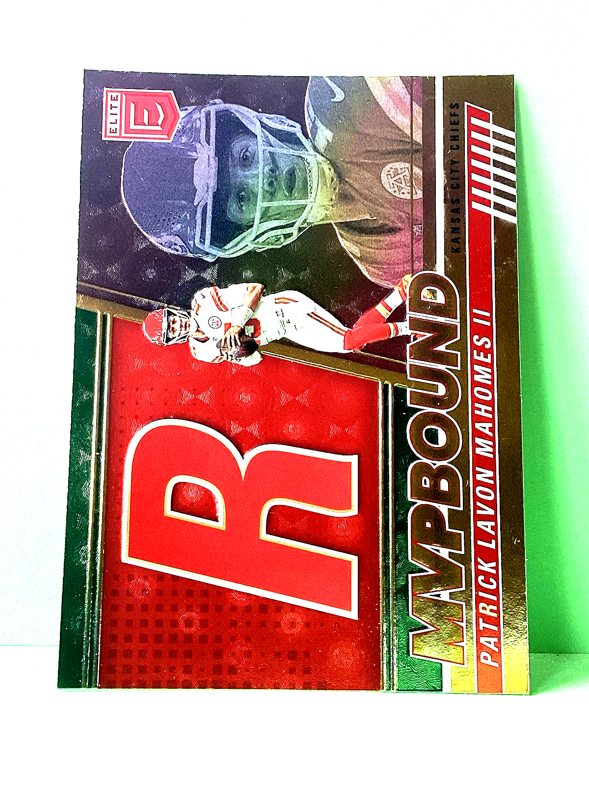 Patrick Mahomes 2023 elite MVP bound MVPBOUND SSP Letter R “R” case hit ...