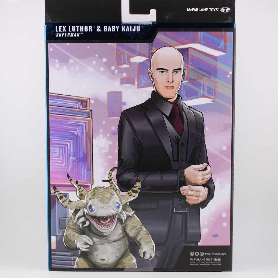 McFarlane Lex Luthor And Baby Kaiju DC Superman Movie Deluxe Theatrical ...