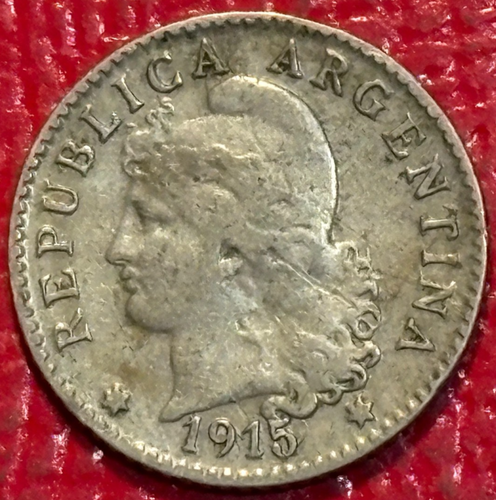 VINTAGE VERY NICE 1915 ARGENTINA 5 CENTAVOS FOREIGN COIN-OCT560 | eBay