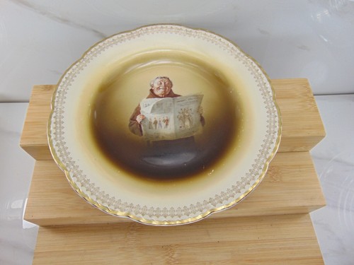 JOHNSON brothers MADE IN ENGLAND victorian MONK 9 INCH plate 22K GOLD ...