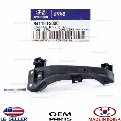 Genuine Headlight Support Bracket Left Driver Side OEM Elantra Sedan ...