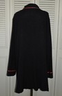 Fiber Artist JUDITH BIRD Art To Wear Black Duster Jacket - M ...