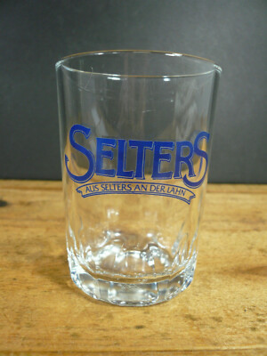 Vintage Selters Mineral Water Glass Germany From Selters to Lahn 4 oz ...
