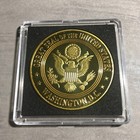 NEBRASKA State 1867 Seal Challenge Coin Colorized USA INCLUDES CASE! | eBay