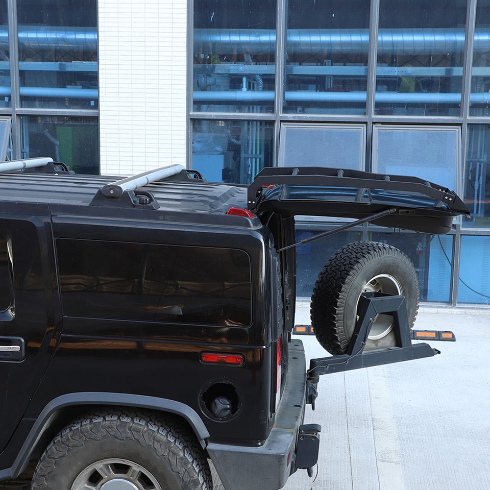 Aluminum Car Rear Door Tailgate Ladder Climbing Kit For Hummer H2 2003 ...