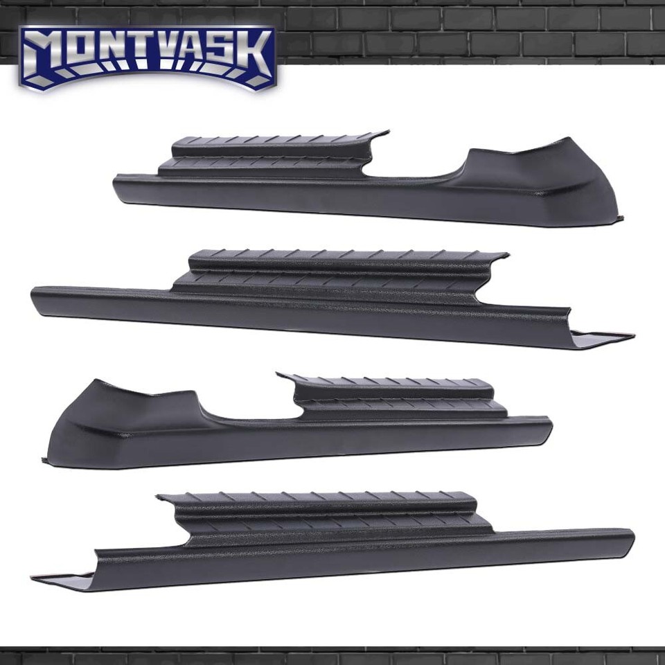 Fit For 14-18 Silverado/Sierra 1500 Crew Cab Rocker Panel Cover ...