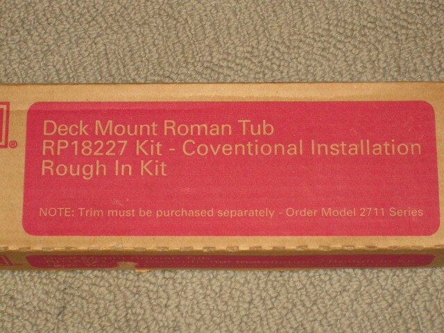 Delta RP18227 Conventional Rough in Deck Mount for Roman Tub for sale ...