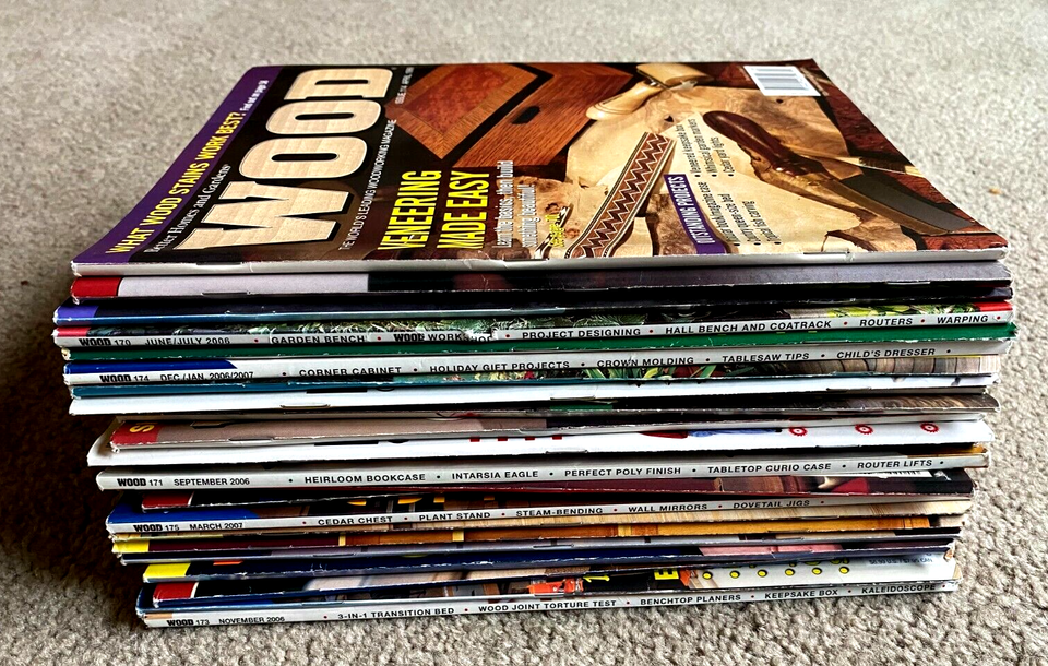 Lot Of 25 WOOD Magazines 1990s, 2000s Better Homes and Gardens | eBay
