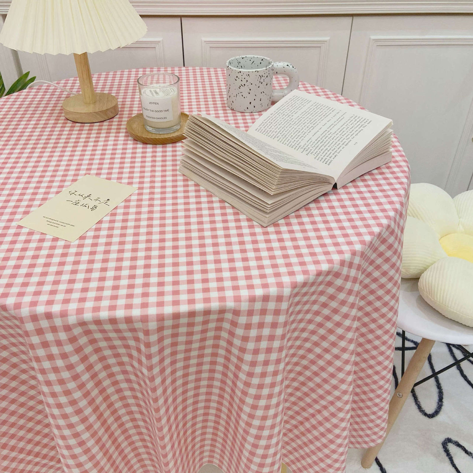 Dust Cloth for Appliances Tablecloth Kitchen Table Checkerboard Set ...