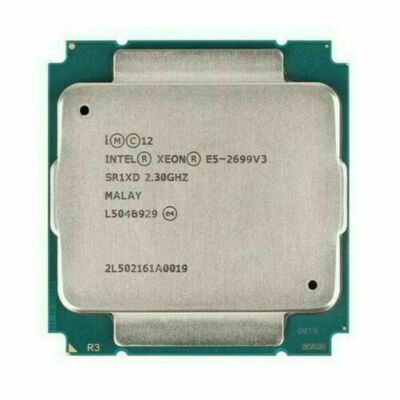 Intel Xeon E5-2699 V3 SR1XD 2.3GHz 18-Core LGA2011-3 CPU Processor ...