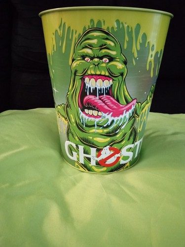 NEW Ghostbusters Frozen Empire Slimer Popcorn Tin Cinemark Bucket | eBay