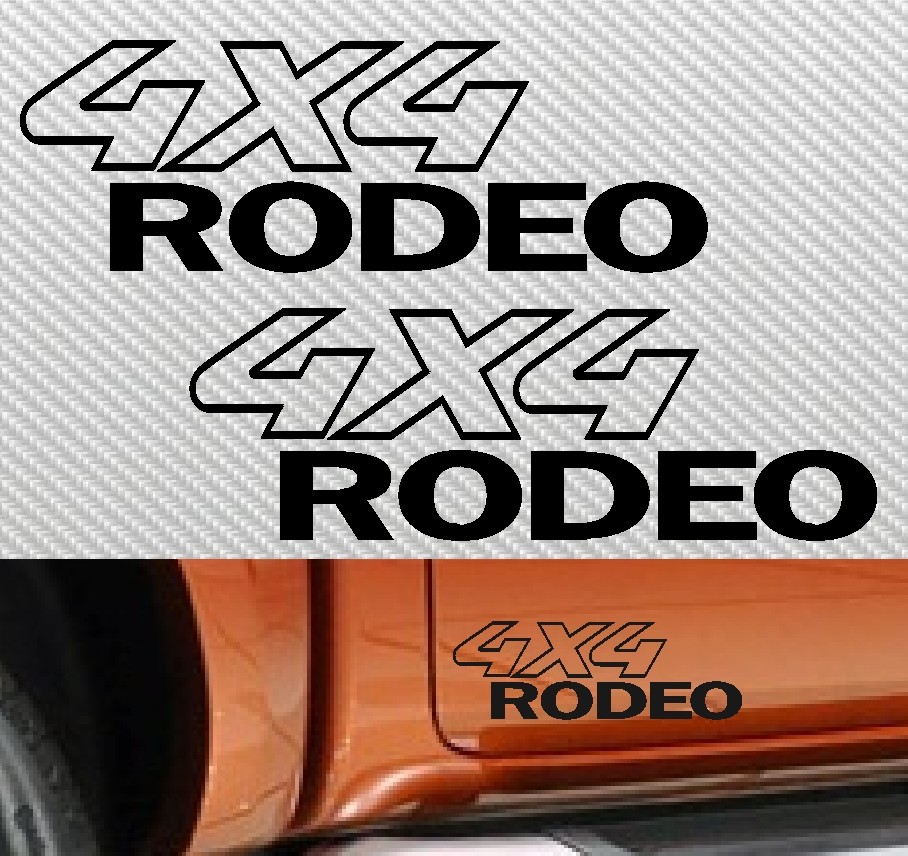 for HOLDEN RODEO ra tf DECAL 4X4 4WD x2 stickers | eBay Australia