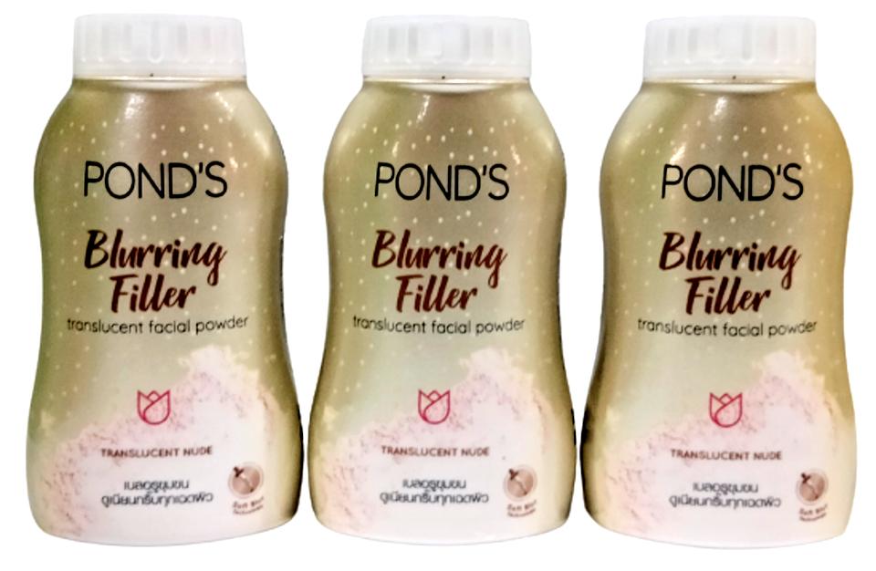 POND'S Blurring Filler translucent Powder 50g*3 Close pores,control oil ...