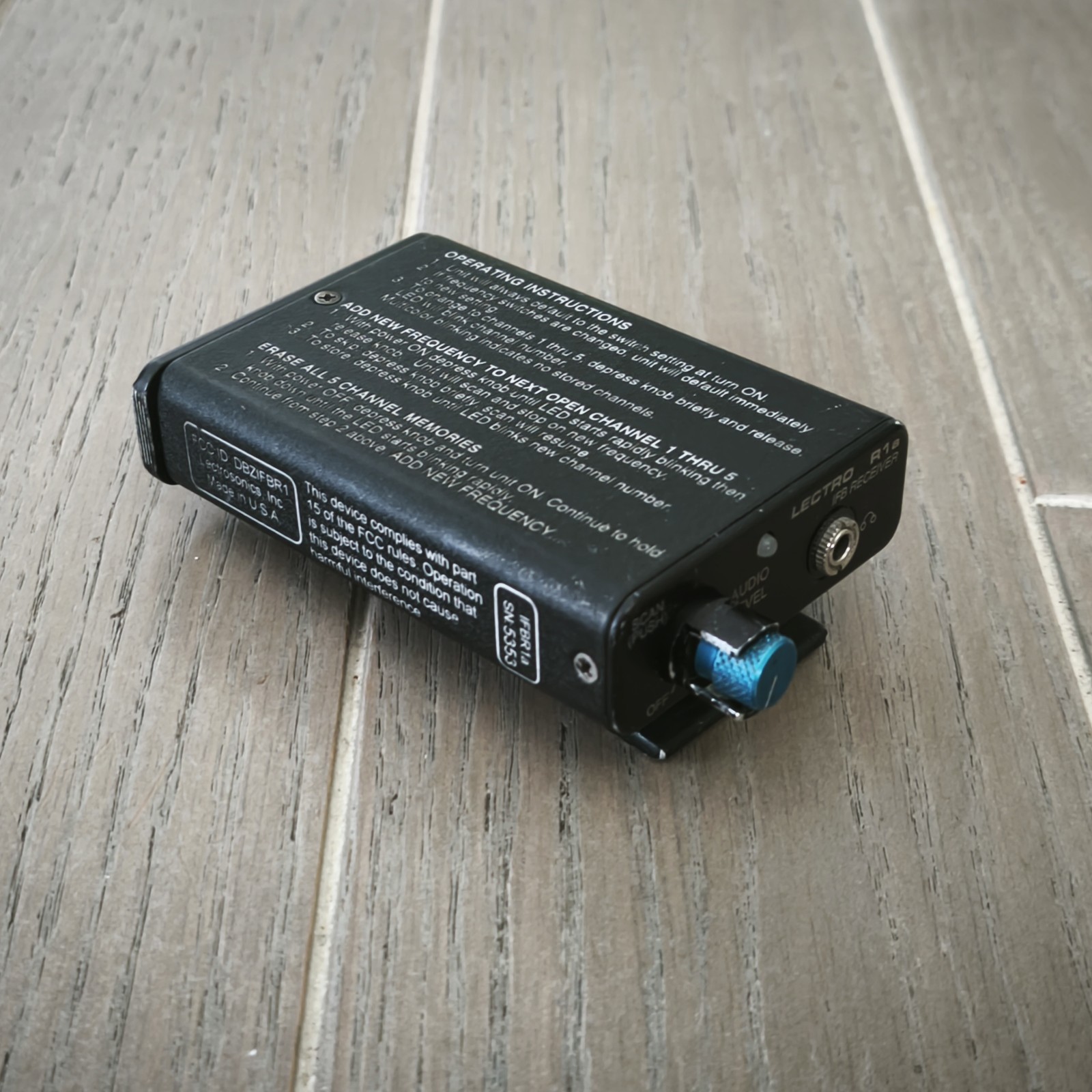 Lectrosonics IFB-R1a UHF Belt-Pack Receiver (Frequency Block 21) | eBay