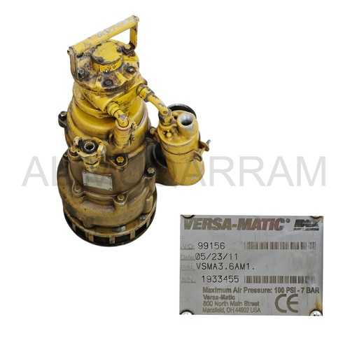 Versa-Matic 99156 Air Operated Double Diaphragm Pump VSMA3.6AM1 100 PSI ...