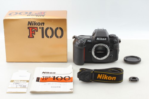 No Sticky [Top MINT in Box w/Strap] Nikon F100 35mm Film Camera Body ...