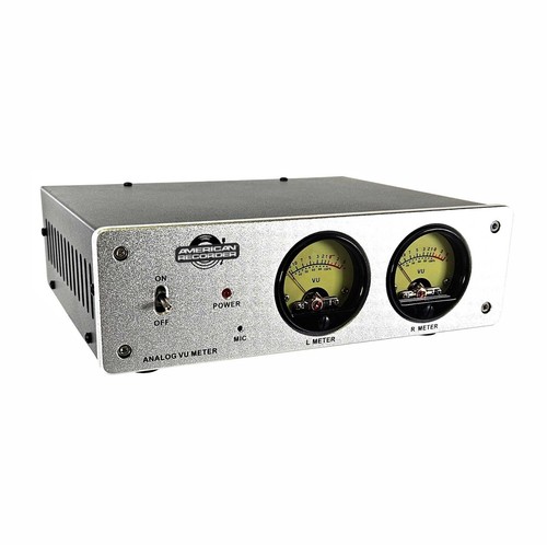 Dual Line Level Stereo Analog VU Meters | eBay