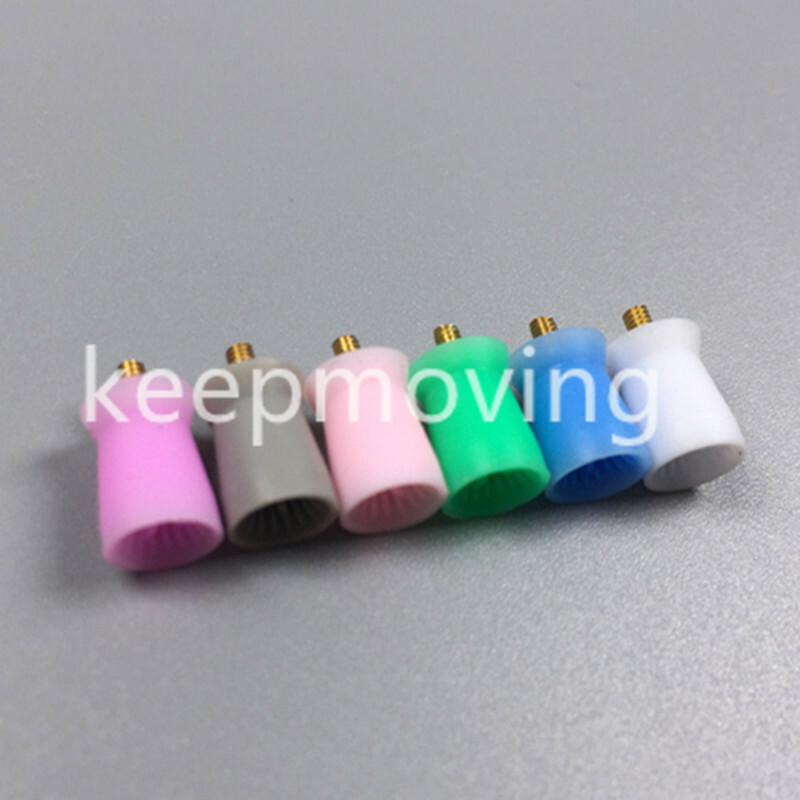 100 Pcs Dental Polishing Prophy Prophylaxis Cups Screw 4 Types Rubber ...