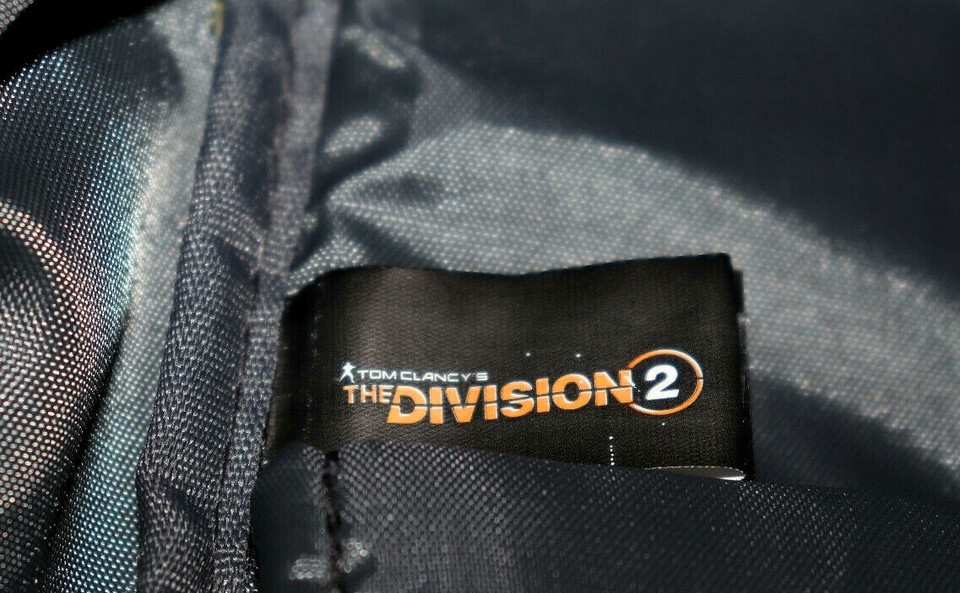 Tom Clancy's The Division 2 Rare Backpack Bag Shoulder Bag Xbox One PS4 ...